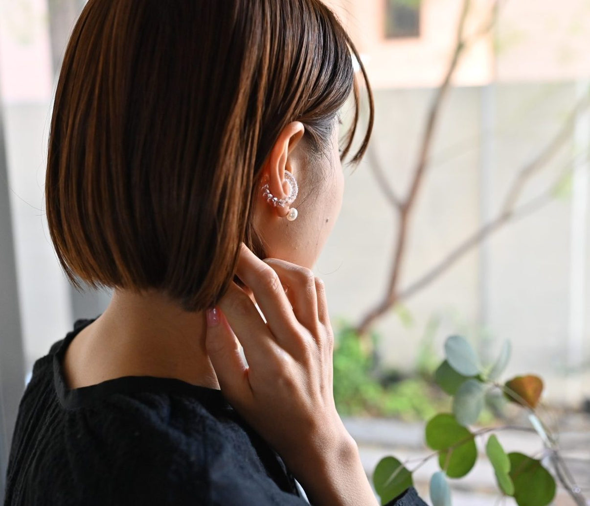 ガラスの2WAYイヤーカフ – OURHOME