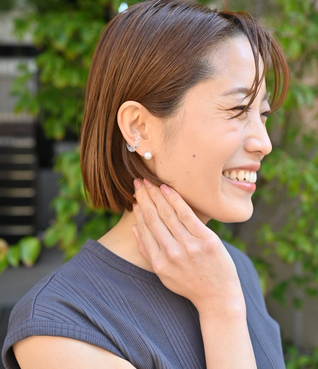 ガラスの2WAYイヤーカフ – OURHOME